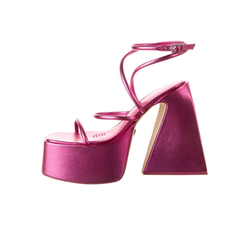 Naked Wolfe Platform Heels - 8 - Pink - Gem